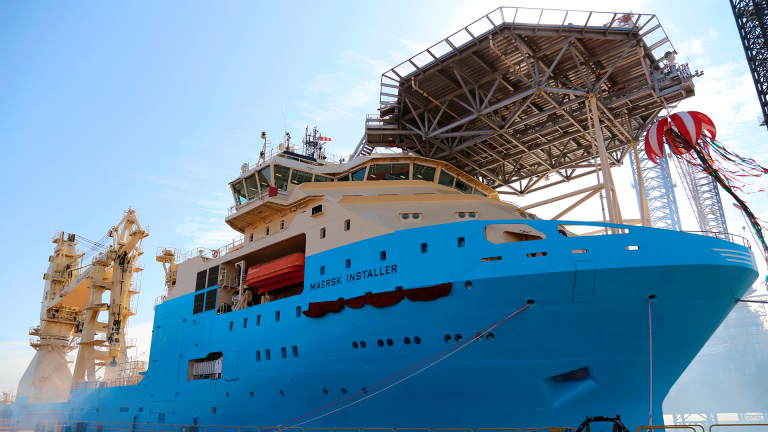 Delivery of MT6027 Maersk Installer - Marin Teknikk